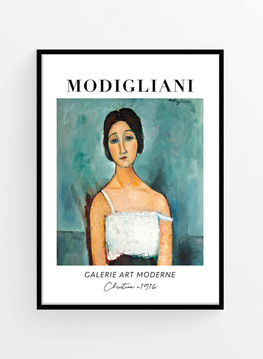 Modigliani Christina | Poster – Kaplias